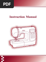 Sewing Machine Manual | PDF | Seam (Sewing) | Sewing Machine