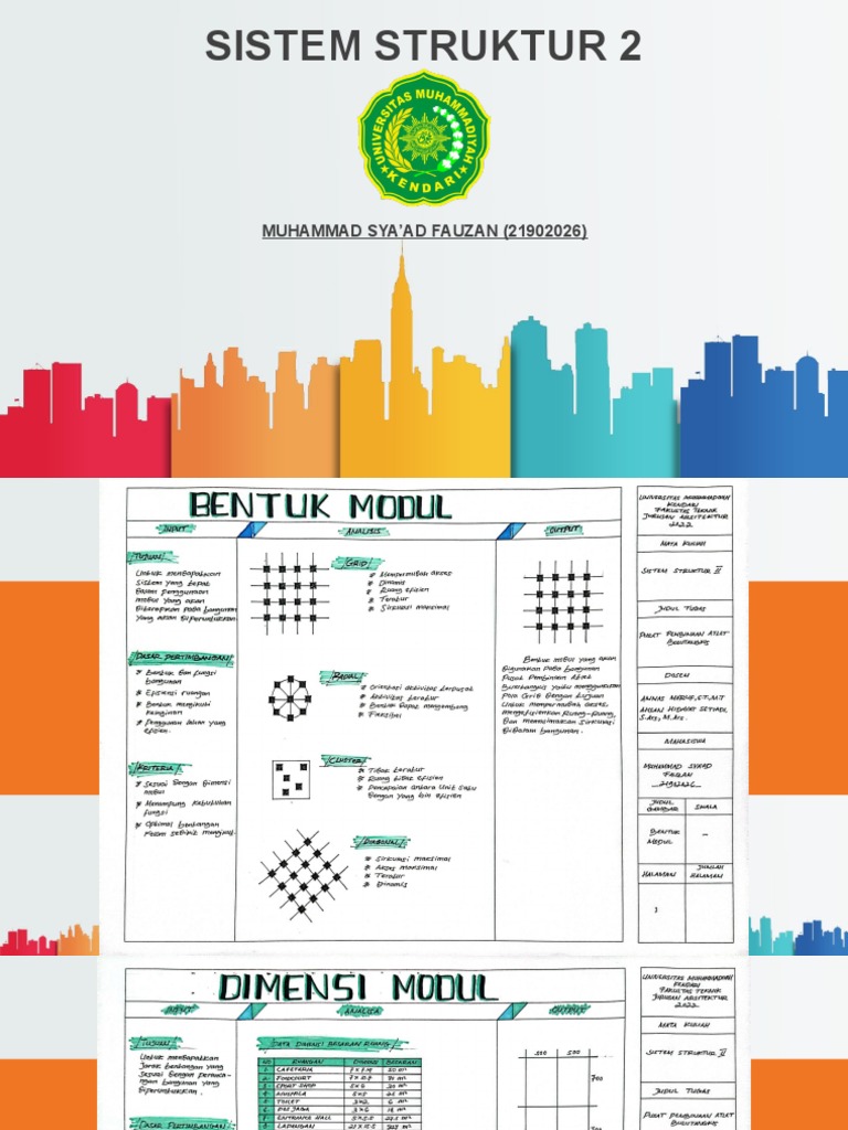 Konsep Bentuk Modul Dan Dimensi Modul | PDF