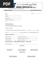 Leave Application Form | PDF