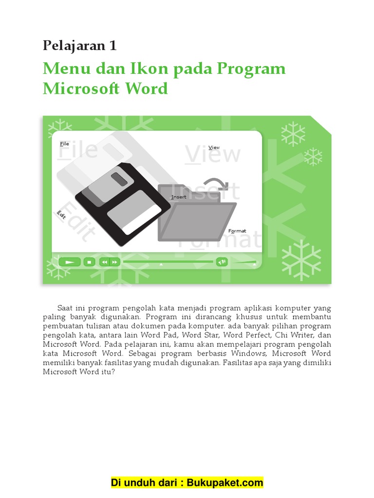 Panduan Menu & Ikon Microsoft Word | PDF | Seni | Komputer