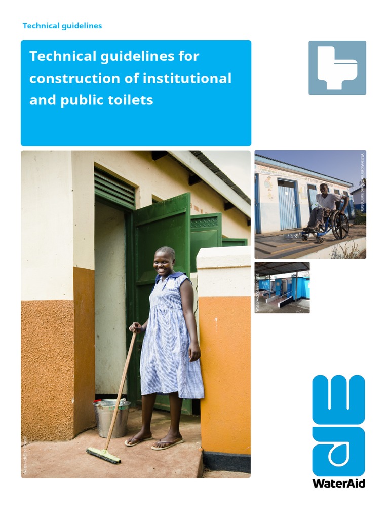 Technical Guidelines For Construction of Institutional and Public Toilets | PDF | Sewage ...