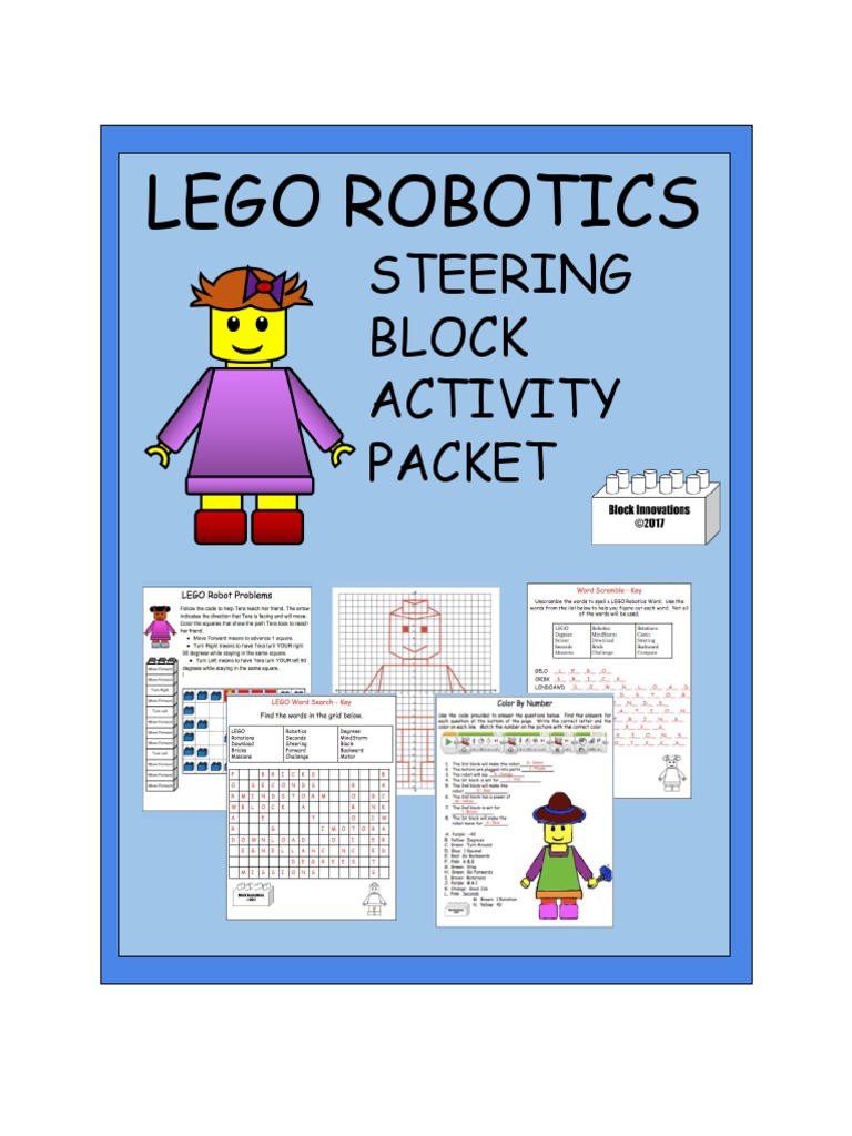 Lego Robotics: Steering Block Activity Packet | PDF