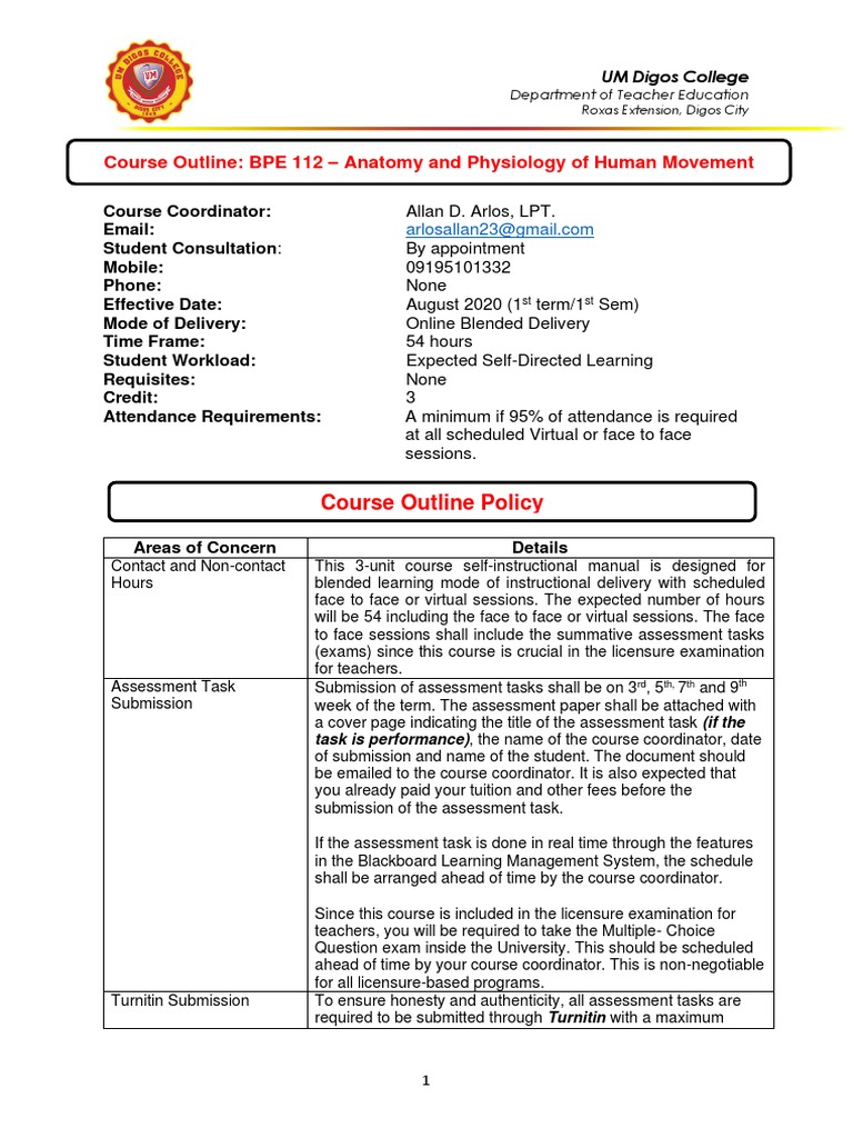 BPE 112: Anatomy & Physiology Guide | PDF | Human Body | Cell (Biology)