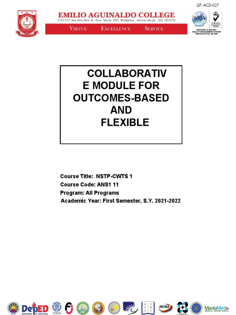 NSTP CWTS 1 Module 3 Drug and Substance Abuse Prevention and Control ...