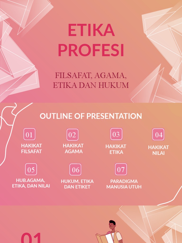 Presentasi Etika Profesi Filsafat, Agama, Dan Hukum | PDF