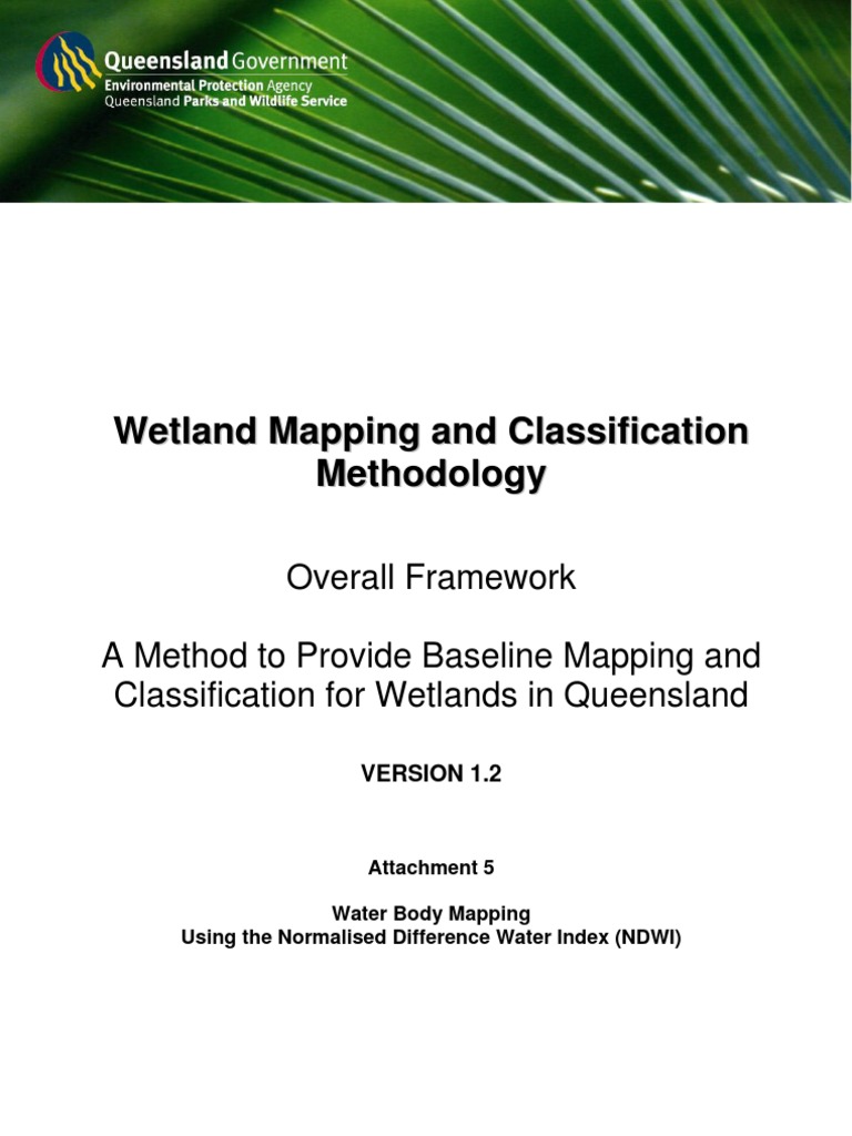 NDWI | PDF | Infrared | Wetland