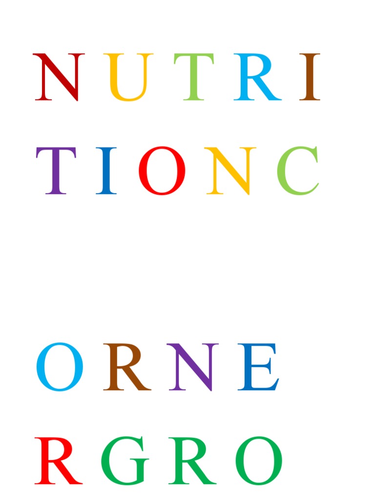 Nutrition Corner | PDF