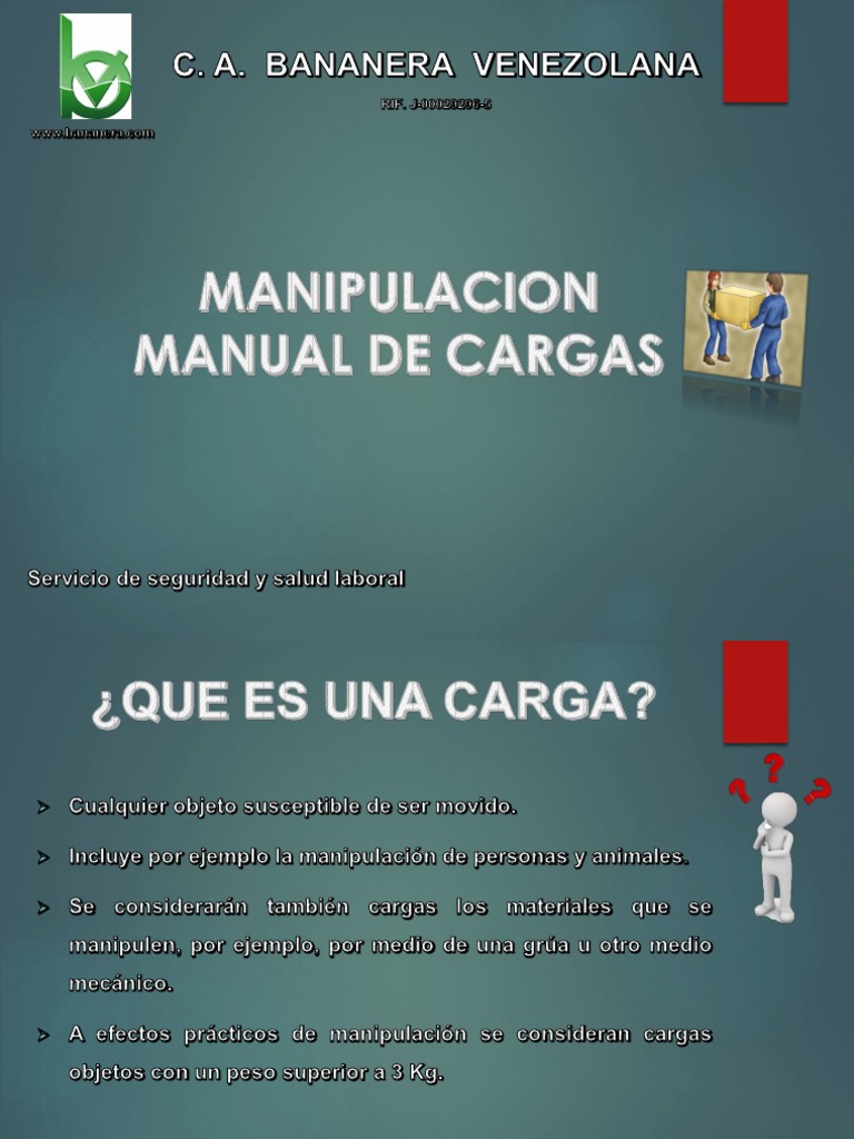 Manipulacion Manual de Cargas | PDF