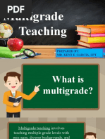 Teaching Multigrade Classes | PDF