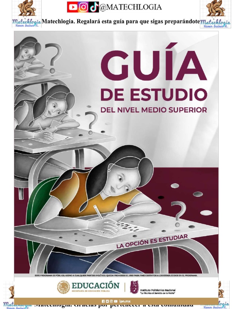 Guia Comipems 2022matechlogia Pdf