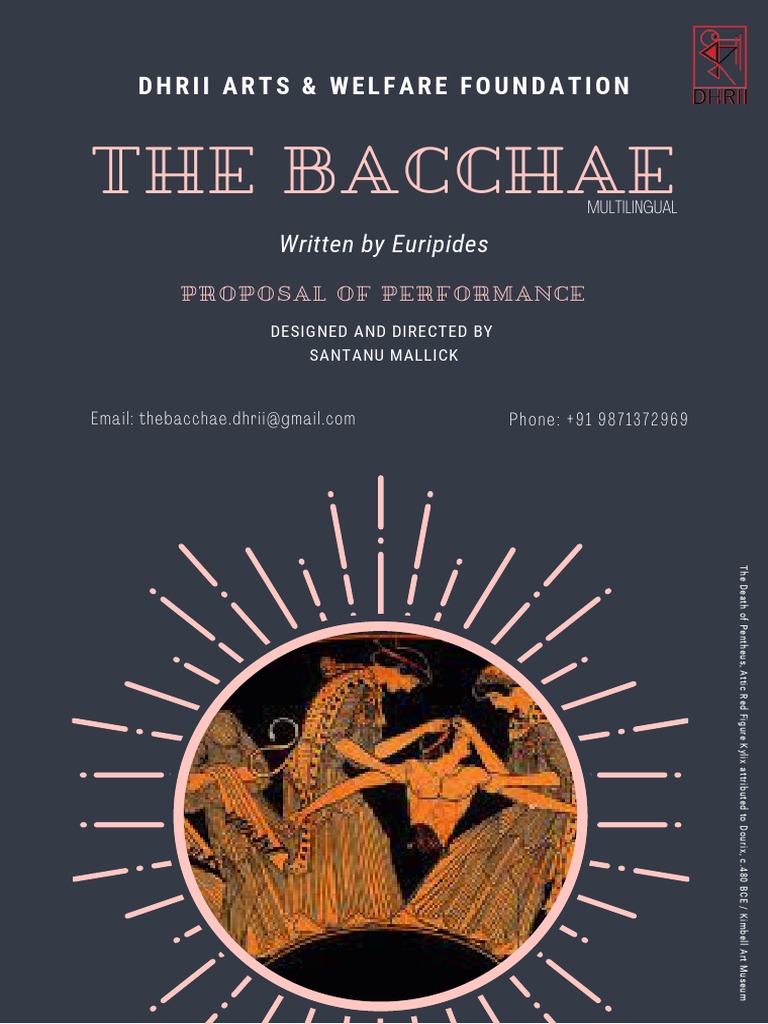Bacchae Detail | PDF | Dionysus | Greek Mythology