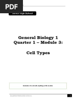 General Biology 1 First Periodical Test Tos | PDF | Cell (Biology ...