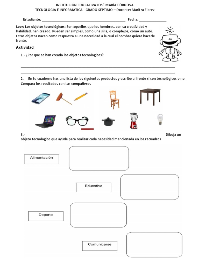 Los Objetos Tecnológicos Parte 1 | PDF