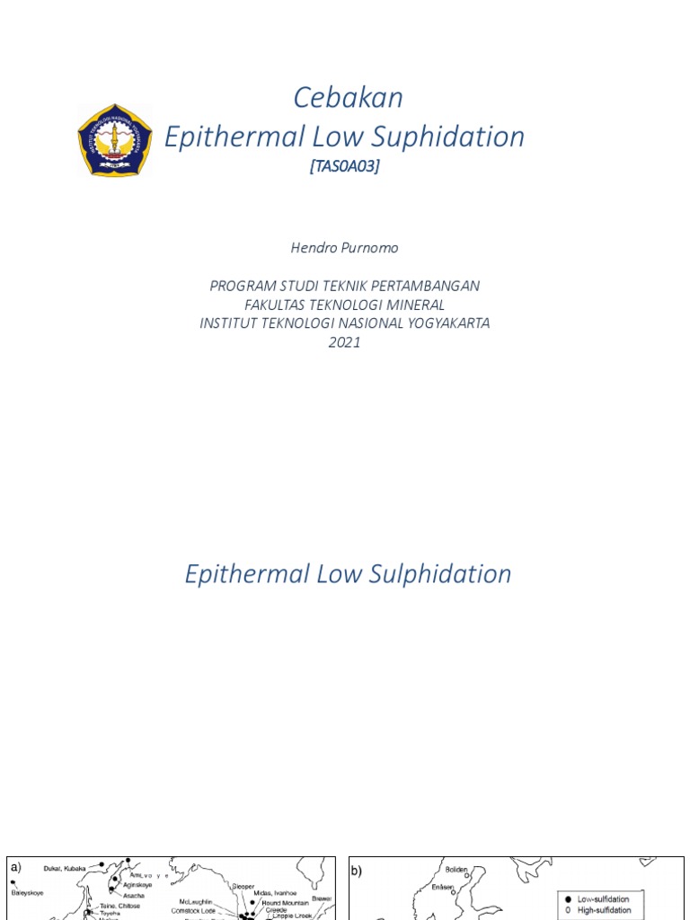Cebakan Emas Epithermal Low Sulphidation | PDF