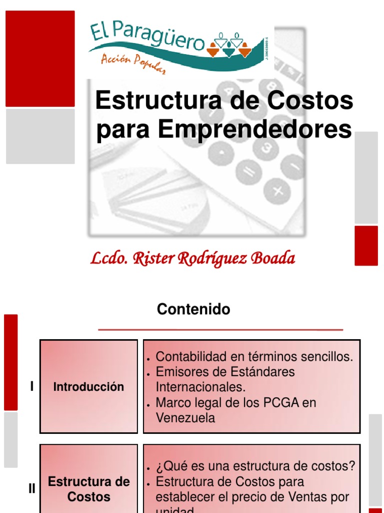 Estructura de Costos para Emprendedores | PDF | Contabilidad | Business