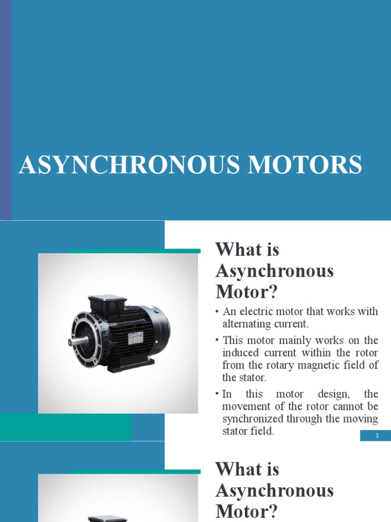An Overview of Asynchronous Motors: Construction, Working Principle ...