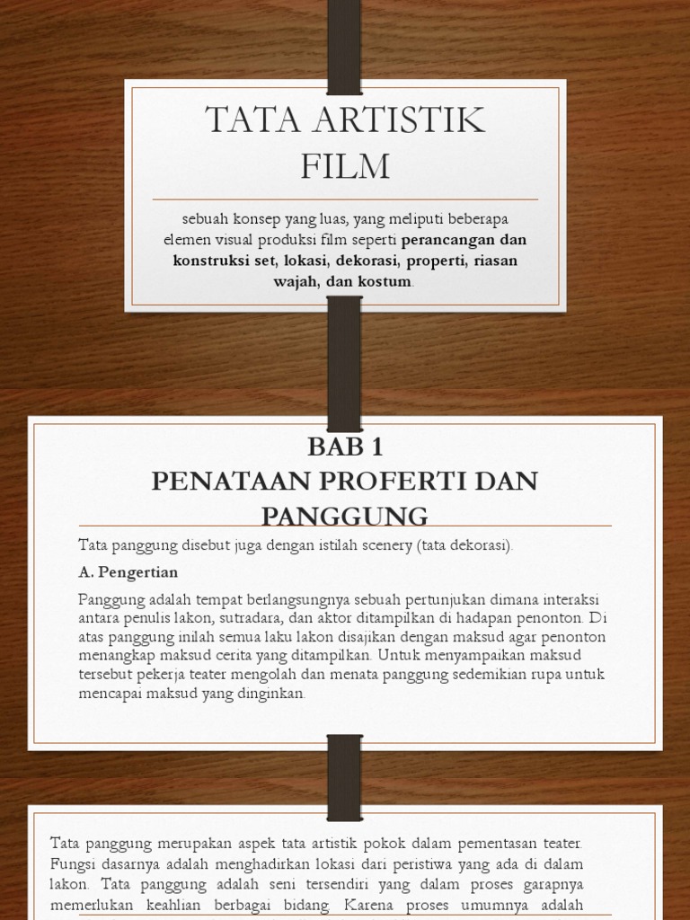 Konsep dan Elemen Tata Artistik Panggung | PDF