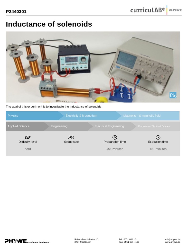 Materi 2 Inductance of Solenoids | PDF | Inductance | Inductor