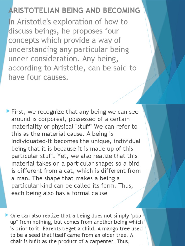 Four Causes: Aristotle's Framework for Understanding Beings Through ...