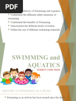 PATH FIT 3 Basic Swimming Handout | PDF | Swimming (Sport) | Swimming