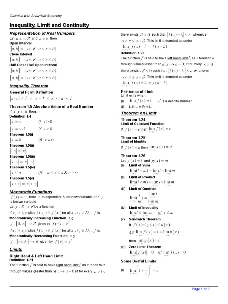 BSC Math Calculus | Download Free PDF | Differential Calculus | Derivative