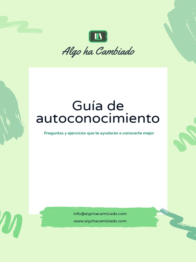 Guia AhC de Autoconocimiento M | PDF | Valor | Ciencia cognitiva