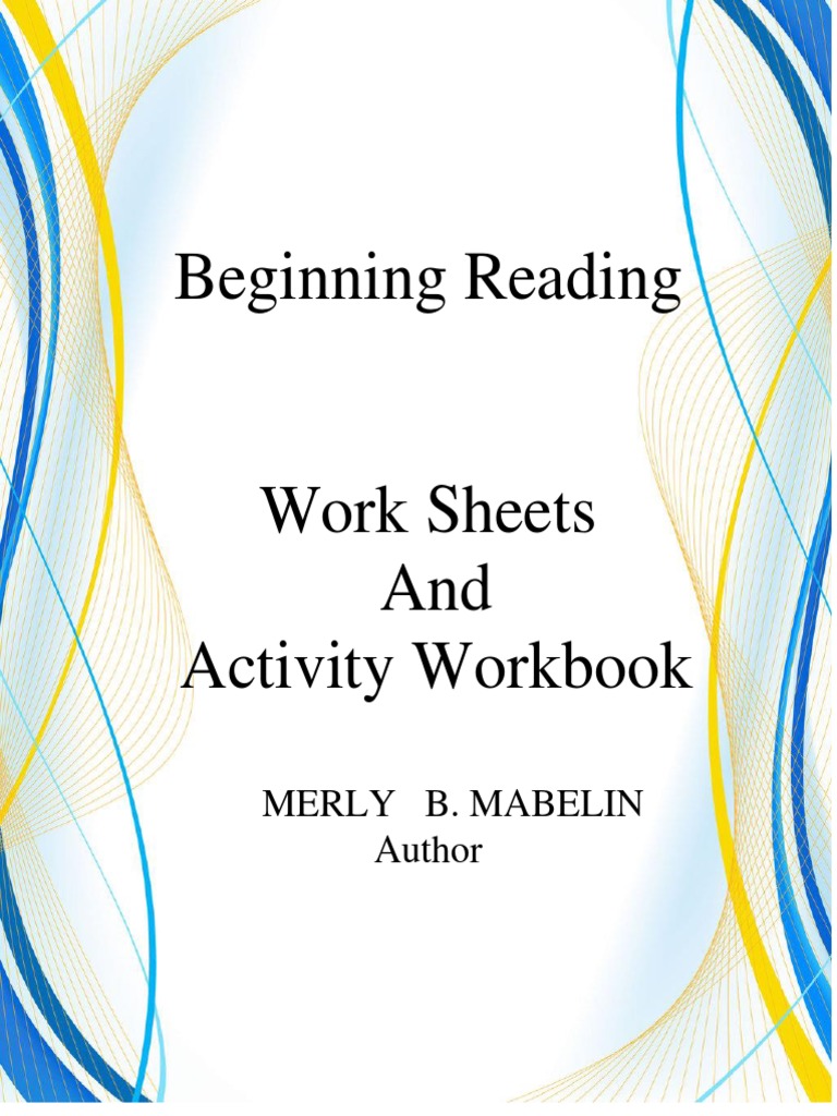 Reading Activity Worksheet For Beginning Reading | PDF | Syllable ...