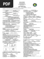 G8 Science 1st Quarter Summative Exam | PDF | Force | Light