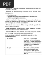Chapter 2 Form 5 Science | PDF | Nutrients | Nutrition