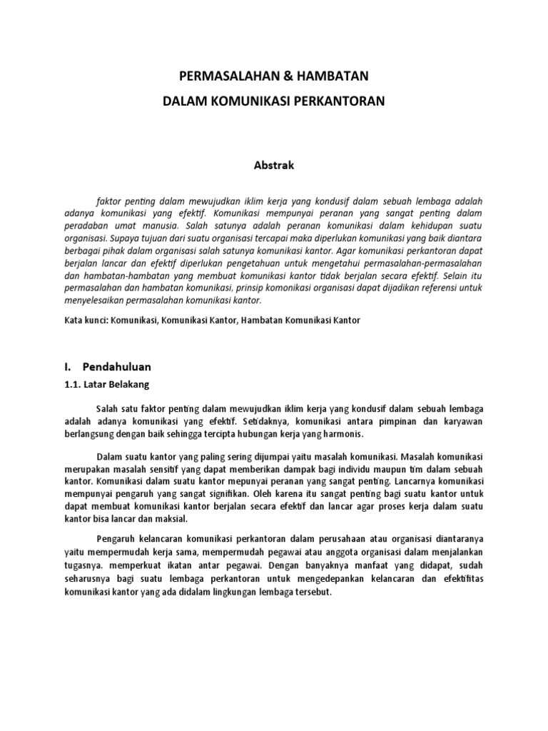 Barrier Communication UTS | PDF