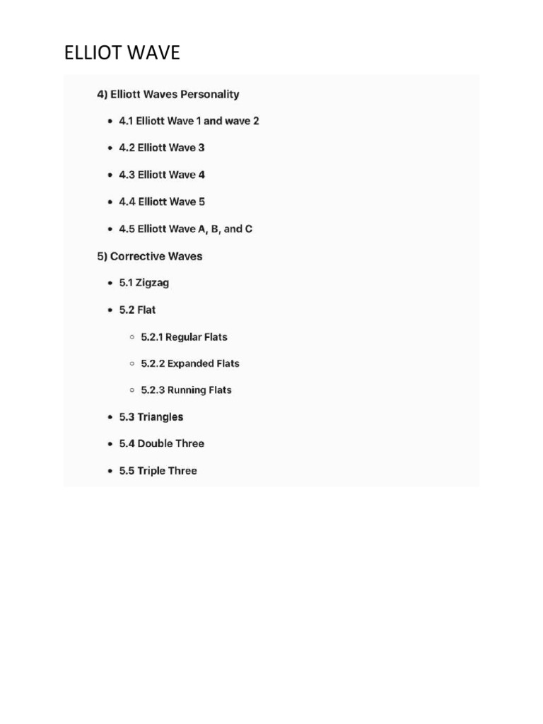 Rules Elliot Wave | PDF