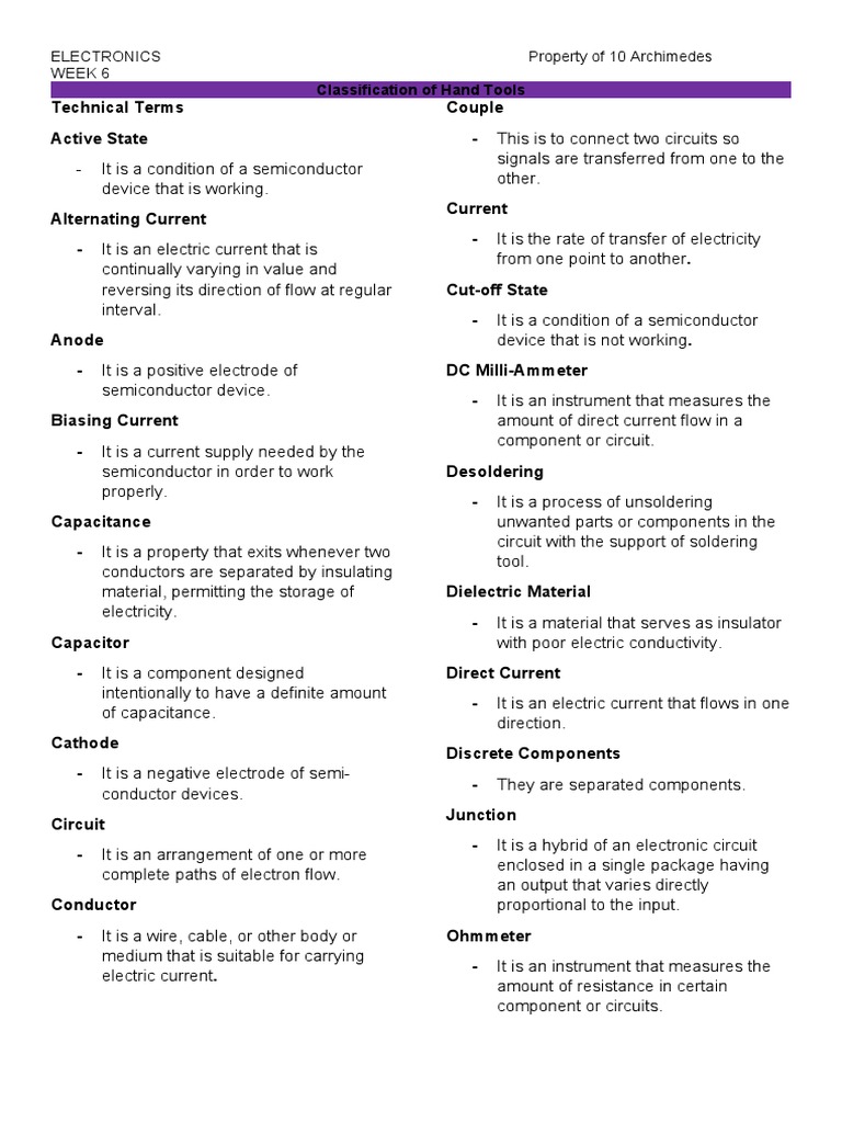 Classification of Hand Tools | PDF
