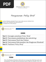 Template Penulisan Policy Brief IPB | PDF