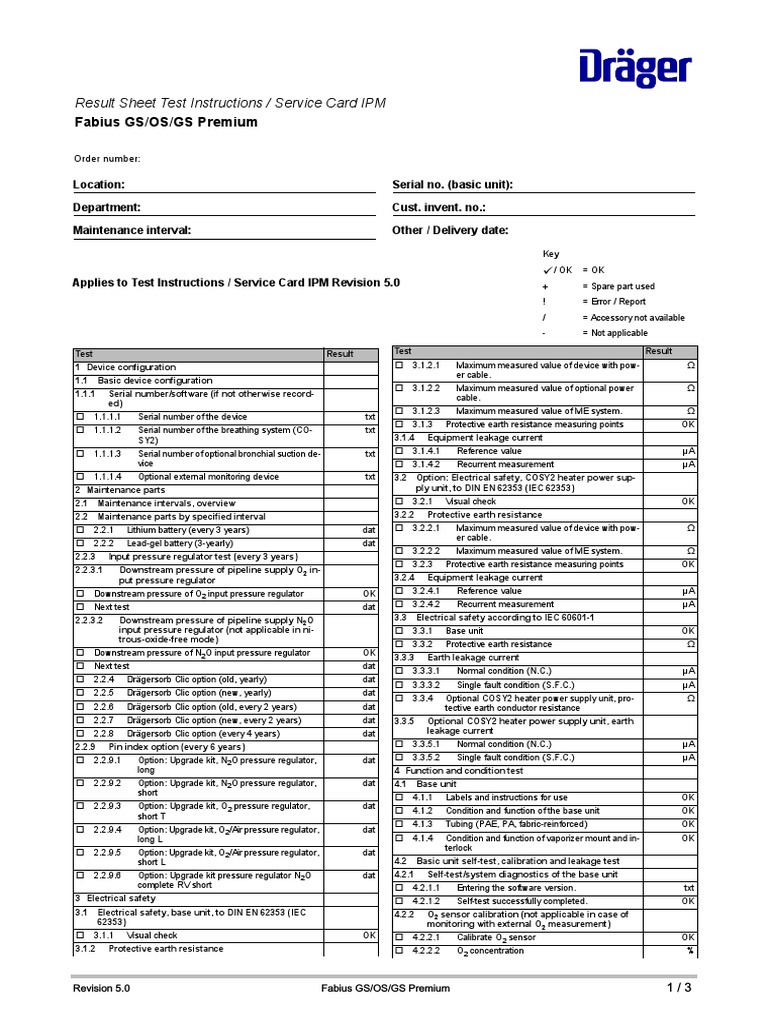 Service Card IPM | PDF | Pressure Measurement | Valve
