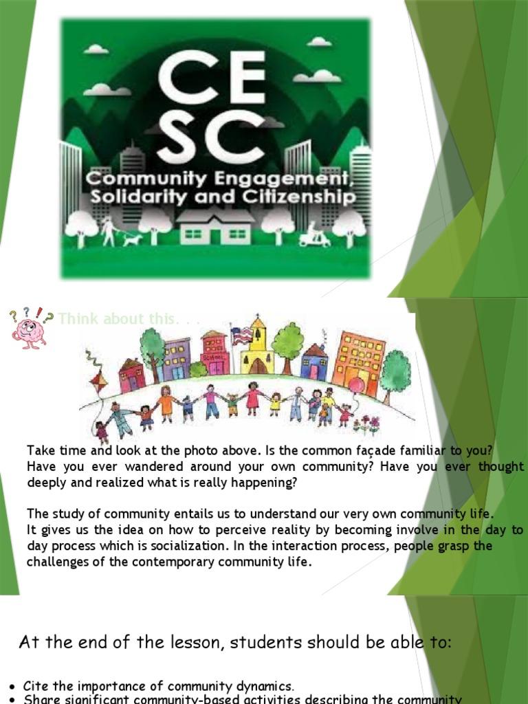 CESC | PDF | Community | Social Capital