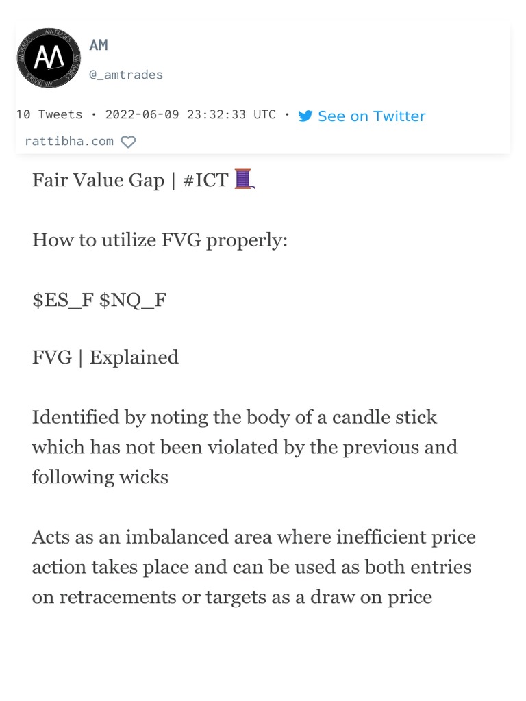 Fair - Value - Gap - Thread - by - Amtrades - Jun 9, 22 - From ...