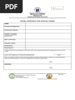 New Travel Order Template From Deped | PDF | Government