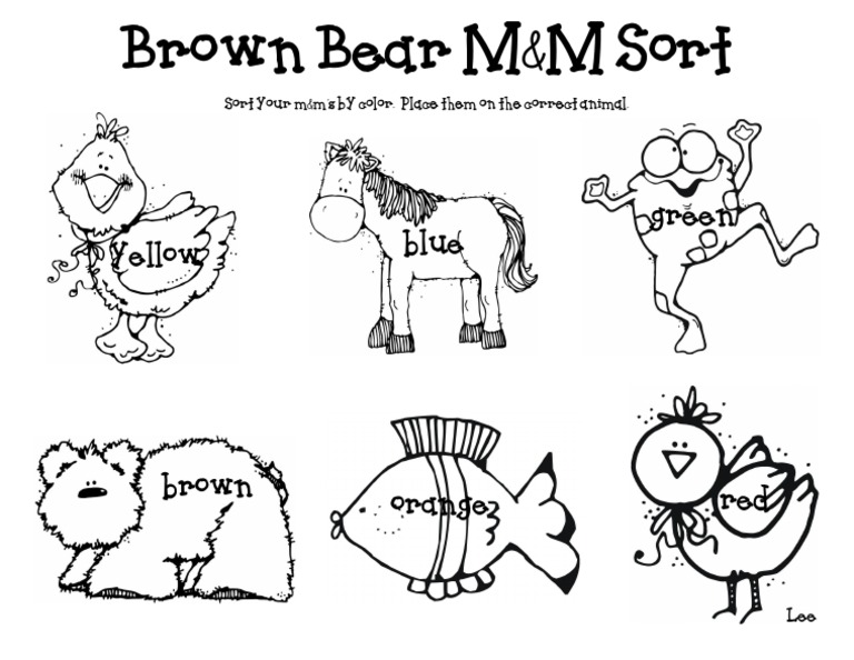 Brown Bear M&M Sort | PDF