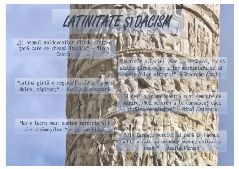 Afis Latinitate Si Dacism | PDF