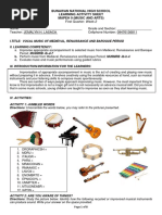 MATATAG Curriculum Grade 8 Music and Arts | PDF | The Arts | Performing ...