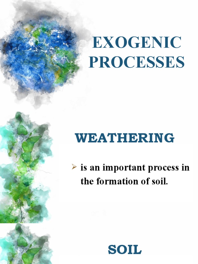 Exogenic Process | PDF | Science & Mathematics