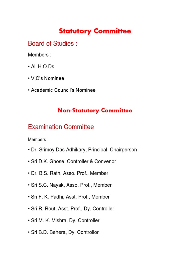 Exam Committee | PDF | Self-Improvement | Science & Mathematics