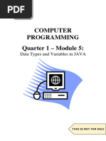 Java Durga Sir Notes | PDF | Data Type | Control Flow