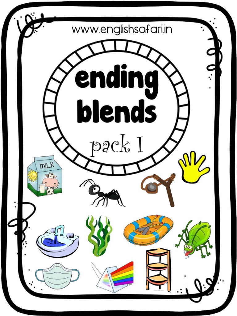 Phonics Ending Blends Pack | PDF | Linguistics | Human Communication