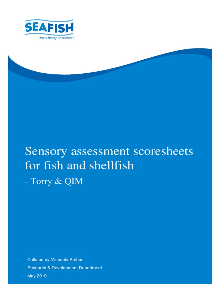 Torry Sensory Assessment Scoresheets | PDF | Taste | Eye
