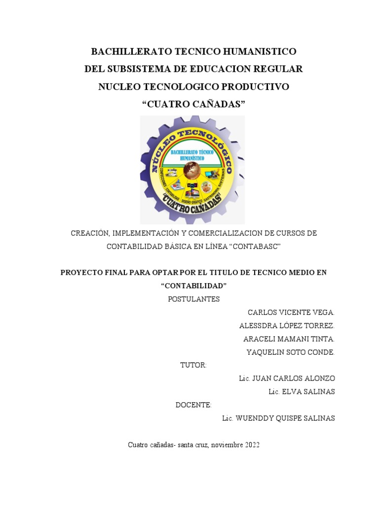 Proyecto Final de BTH | PDF | Contabilidad