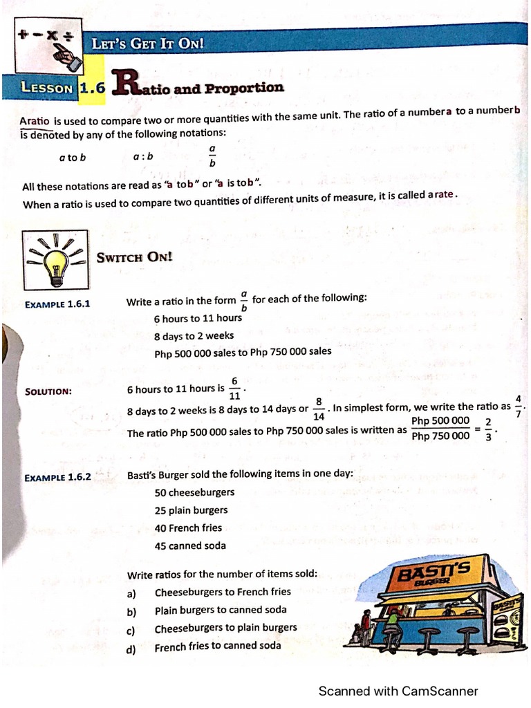 Ratio and Proportion | PDF