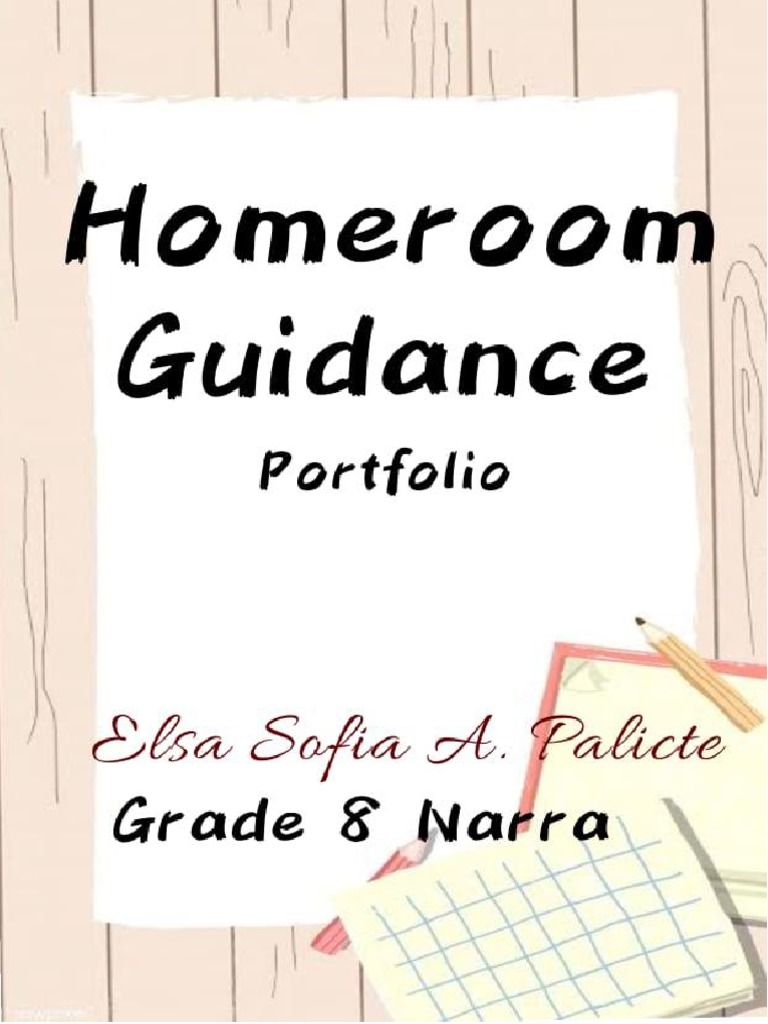 Homeroom Guidance Portfolio- Elsa Palicte 愛 | PDF