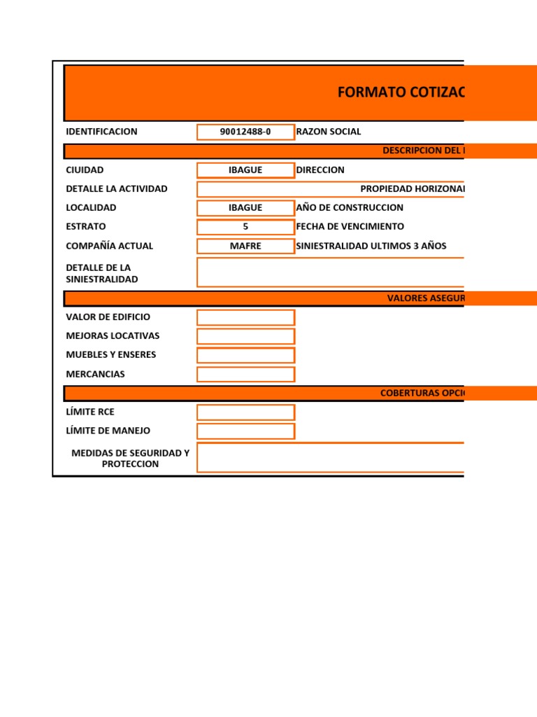 Formato Cotizacion Pyme | PDF | Negocios