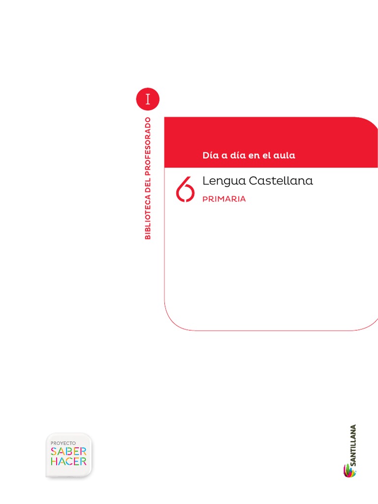 Libro Profe Lengua Saber Hacer 6 | PDF | Evaluación | Plan de estudios Libro Profe Lengua Saber Hacer 6 | PDF | Evaluación | Plan de estudios